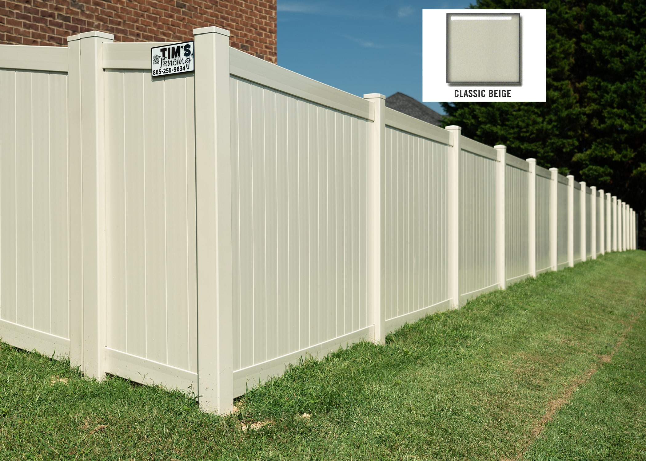 Vinyl Fence Installation & Repair in Knoxville, TN | Tim's Fencing